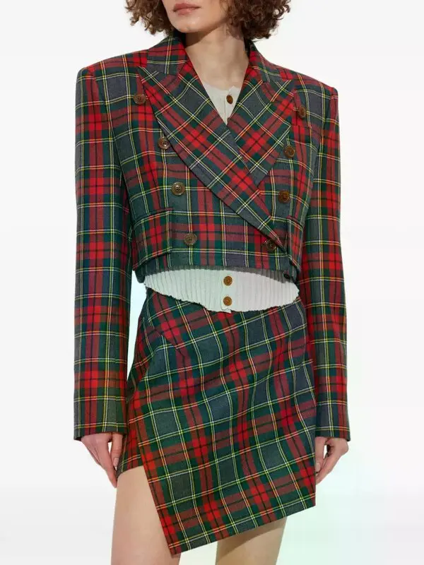 VIVIENNE WESTWOOD Double-breasted Cropped Blazer