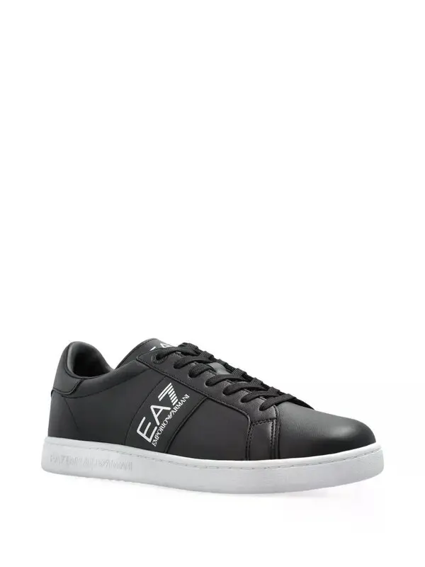 EA7 Logo-embellished Low-top Sneakers