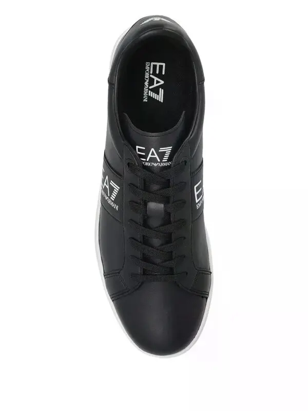 EA7 Logo-embellished Low-top Sneakers