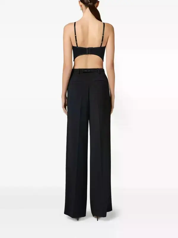 Elisabetta Franchi Sheer Panelled Bralette