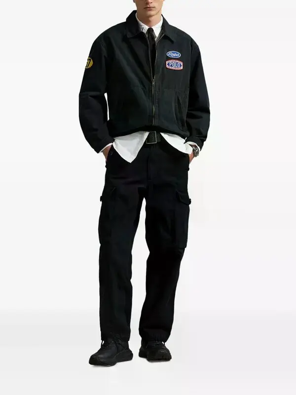 Polo Ralph Lauren Embroidered-patch Zip-up Jacket