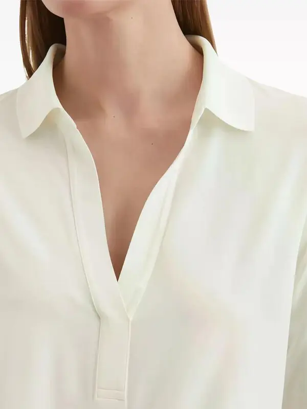 Marc O'polo Polo-collar Long-sleeve Top