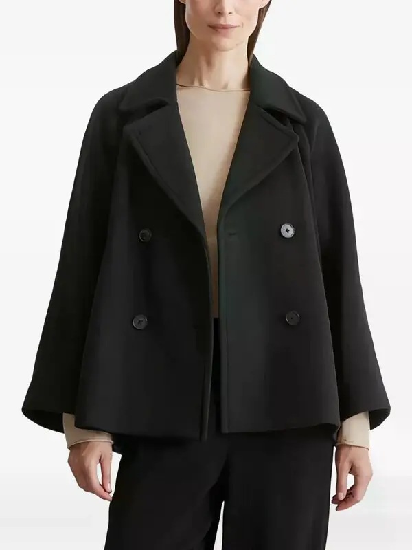 Marc O'polo Double-breasted Coat - Black