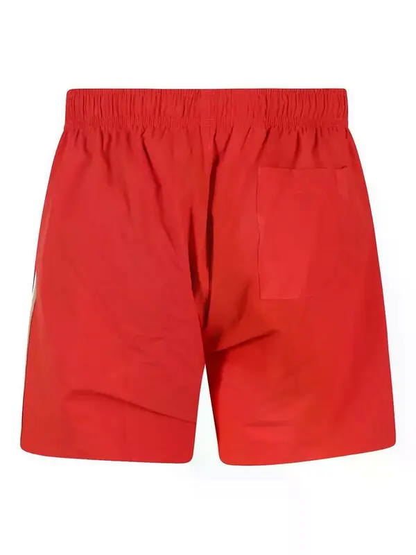 BOSS Logo-print Swim Shorts - Red