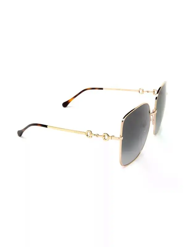 Gucci Horsebit Oversized Sunglasses