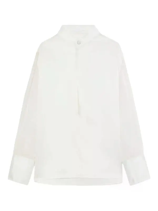 Helmut Lang Silk-panelled Blouse