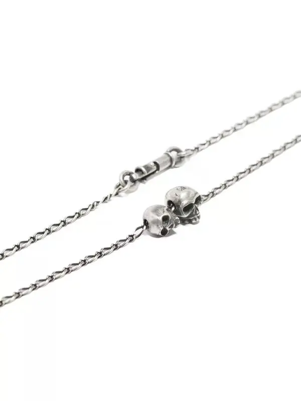 Werkstatt:München Two Skulls Necklace