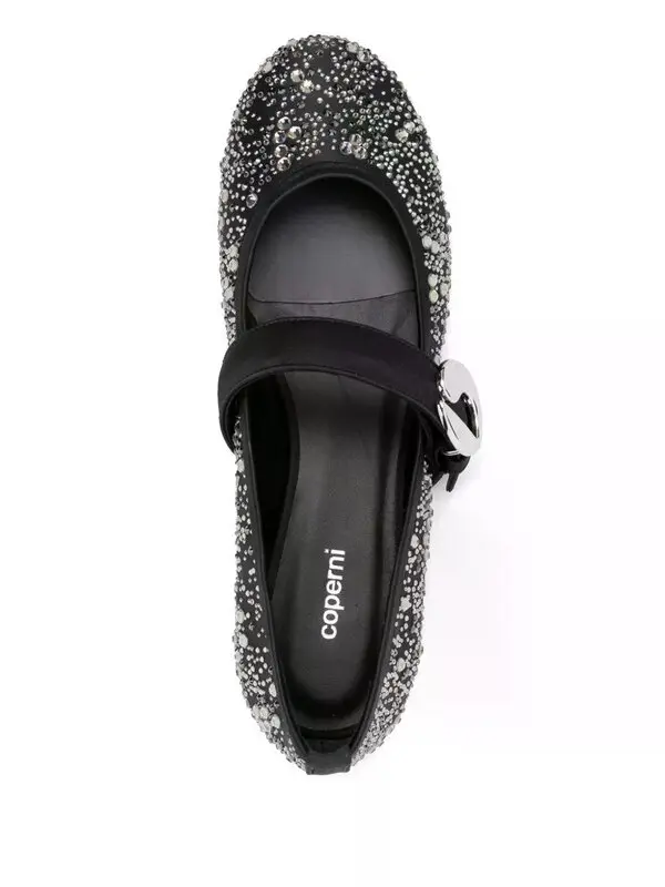Coperni Crystal-embellished Ballerinas