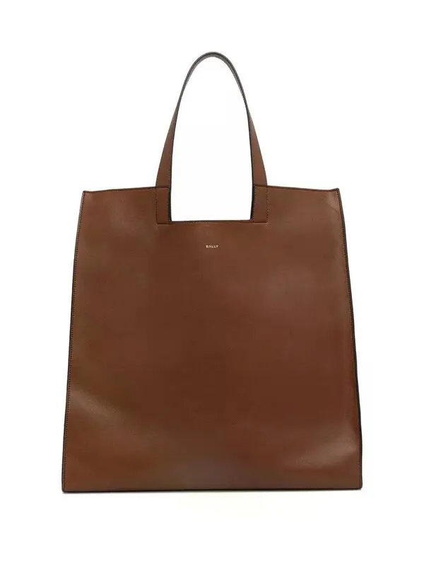 Bally Leather Tote Bag - Brown