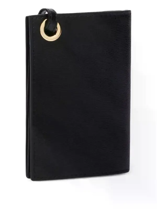 Furla Laura Leather Strap Cardholder - Black