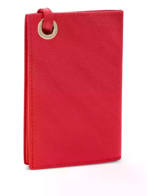 Furla Laura Leather Strap Cardholder - Red