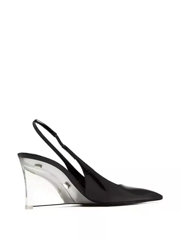 Saint Laurent Slingback Wedge Pumps