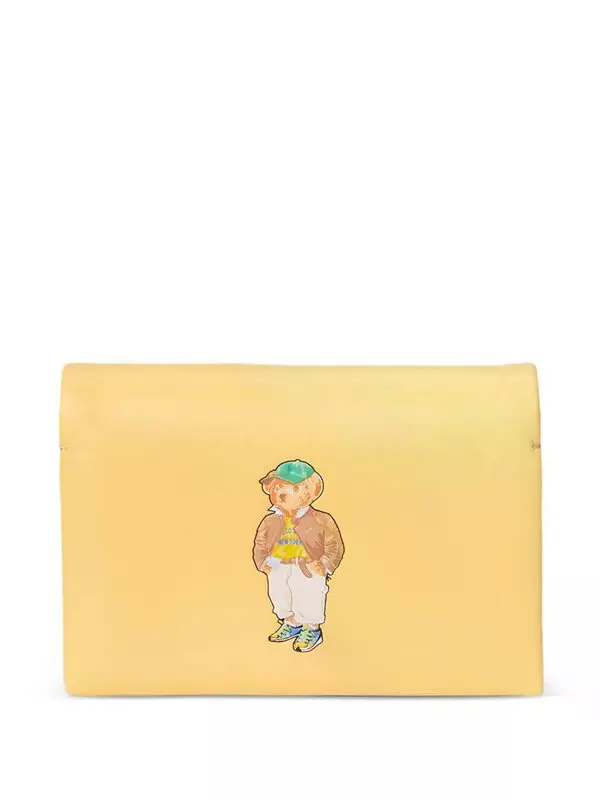 Polo Ralph Lauren Polo Bear Flap Cardholder - Yellow