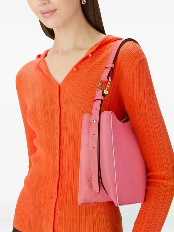 Furla Mini Nuvola Leather Bucket Bag
