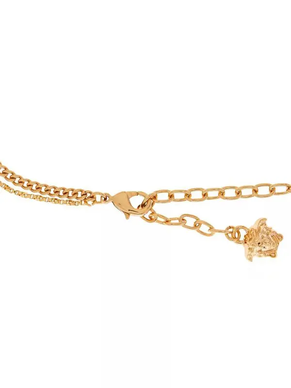 Versace Safety Pin Chain Bracelet