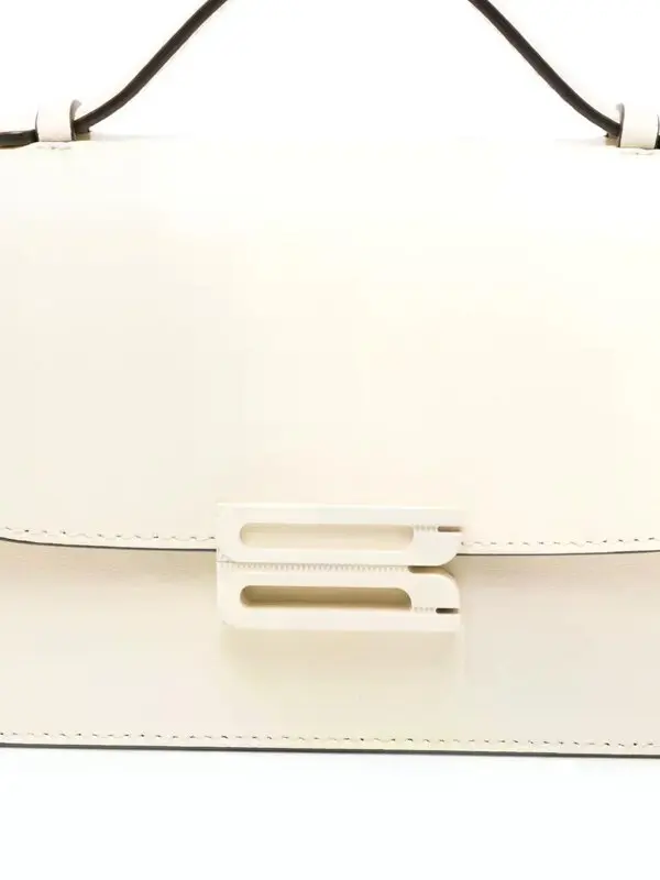 Victoria Beckham Mini Dorian Leather Shoulder Bag - White