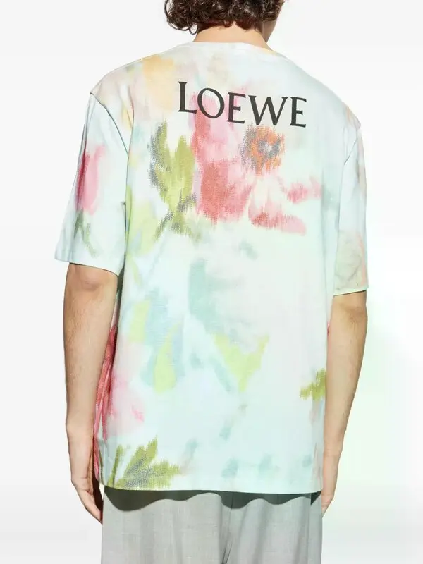 Loewe Floral-print Cotton T-shirt