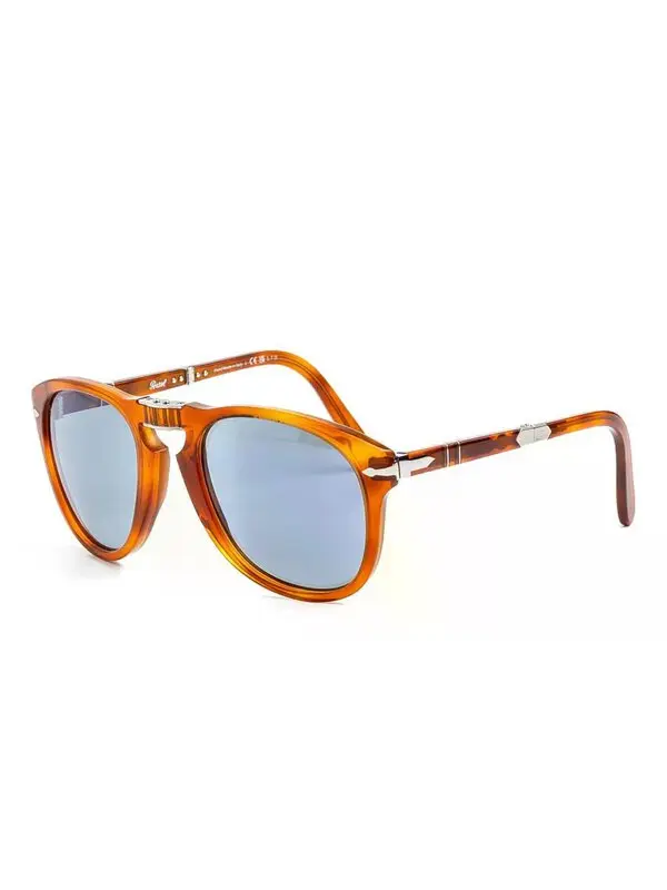 Persol Folding Round Sunglasses