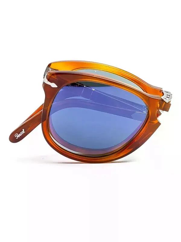 Persol Folding Round Sunglasses