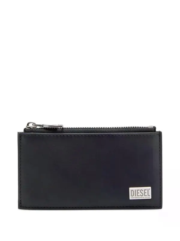 DIESEL® Logo-plaque Cardholder - Black