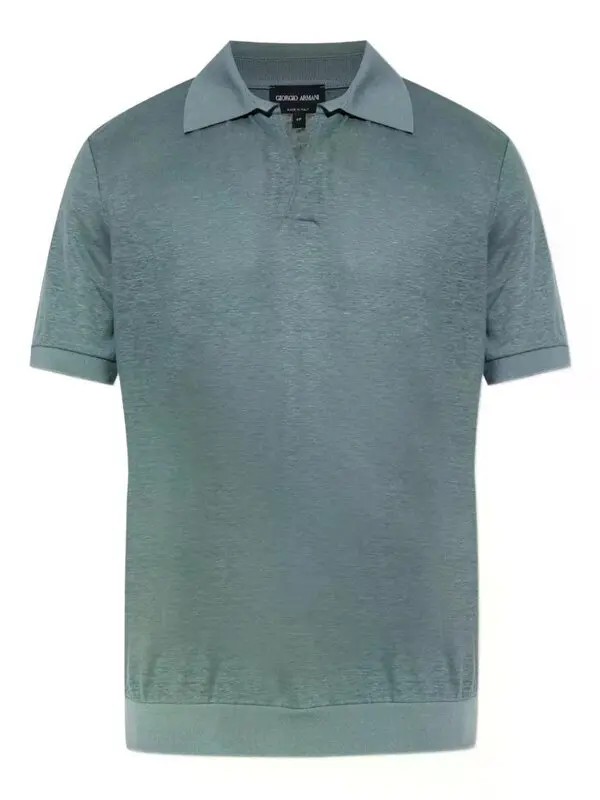 Giorgio Armani Linen T-shirt - Blue