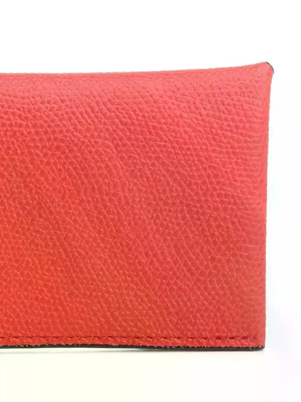 VALEXTRA Textured Leather Card Holder
