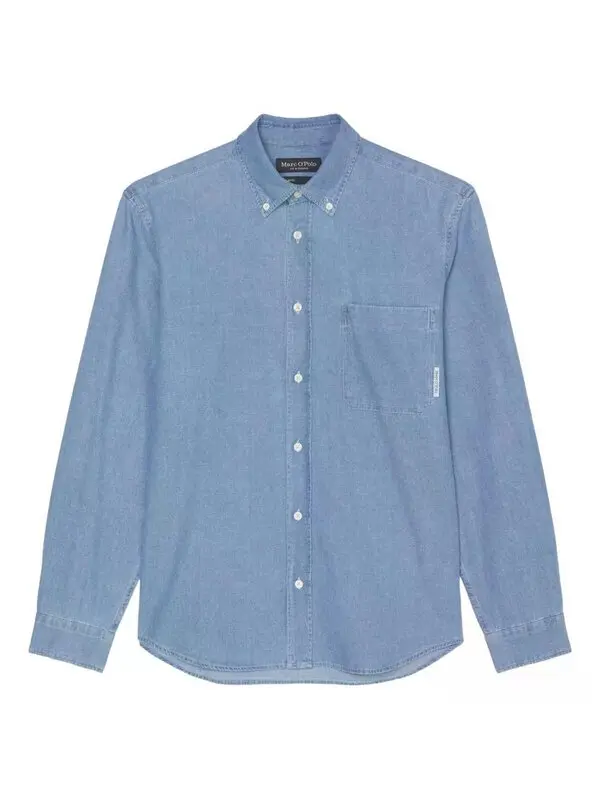 Marc O'polo Button-up Chambray Shirt - Blue