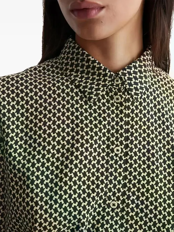 Marc O'polo Geometric-print Button-up Shirt