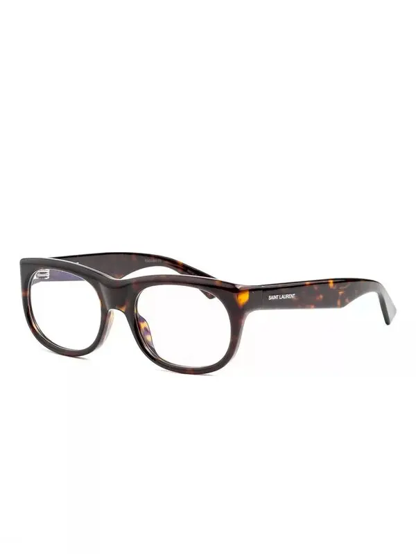 Saint Laurent Tortoiseshell-effect Eyeglasses