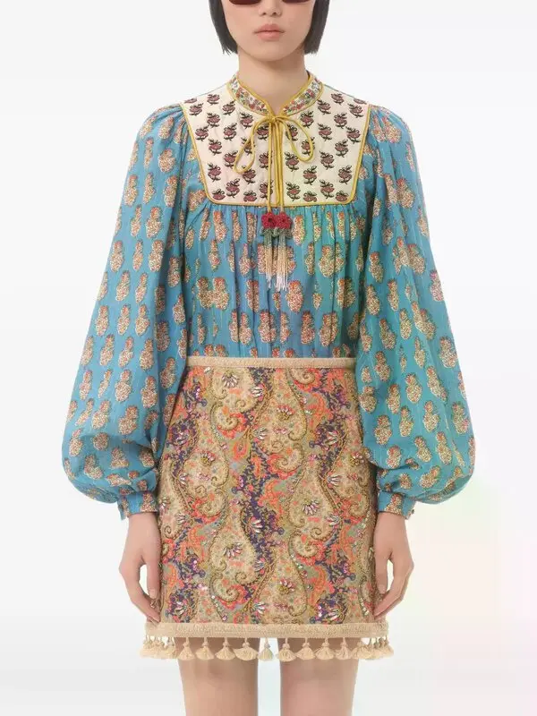 Valentino Garavani Cotton-lurex Top
