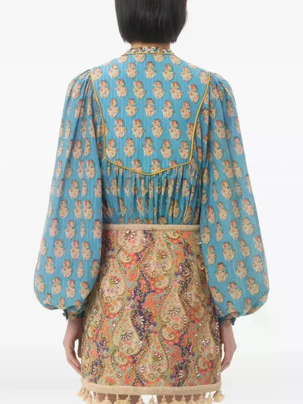 Valentino Garavani Cotton-lurex Top