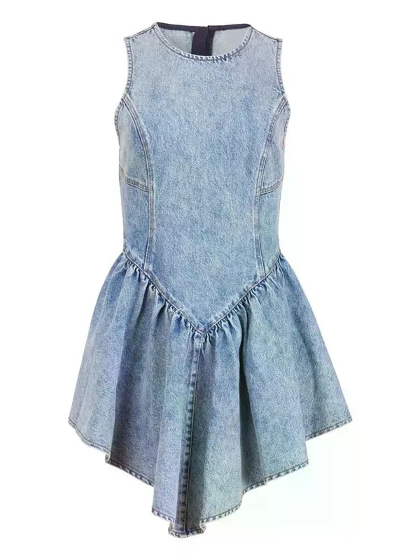 FLEUR DU MAL Denim Flared Dress