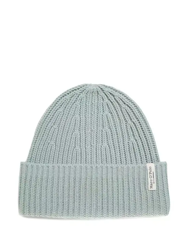 Marc O'polo Ribbed Knit Beanie - Green