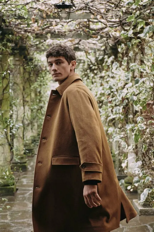 AUTORE Windsor Wool Overcoat - Bruciato