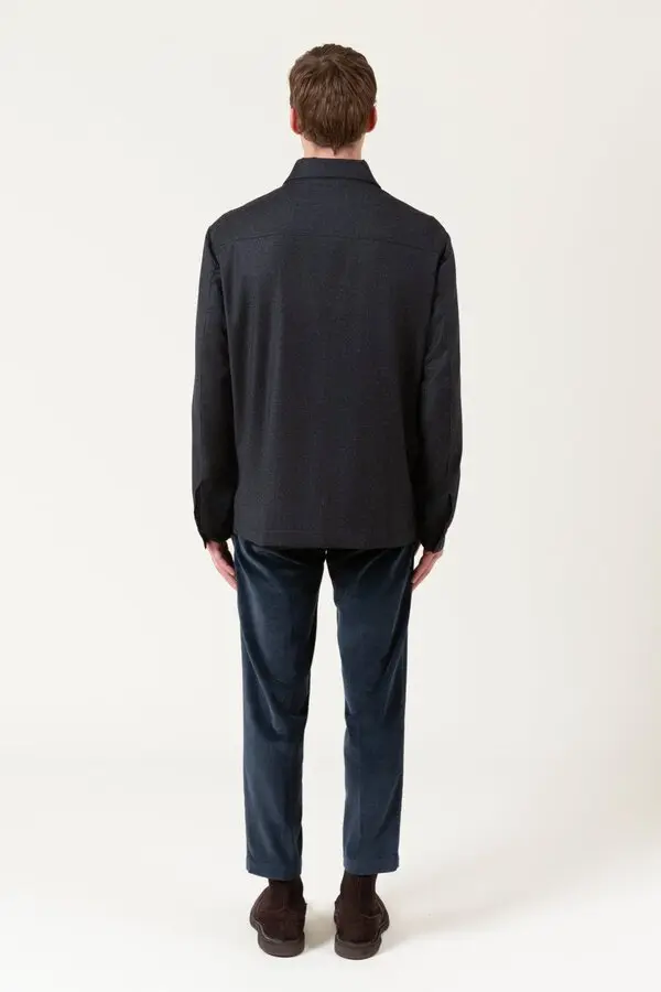 AUTORE Borg Overshirt - Grigio