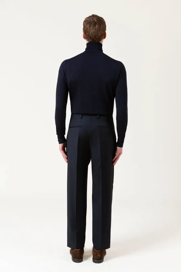 AUTORE Basquiat Lana Trousers - Blu
