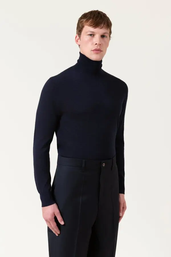 AUTORE Basquiat Lana Trousers - Blu