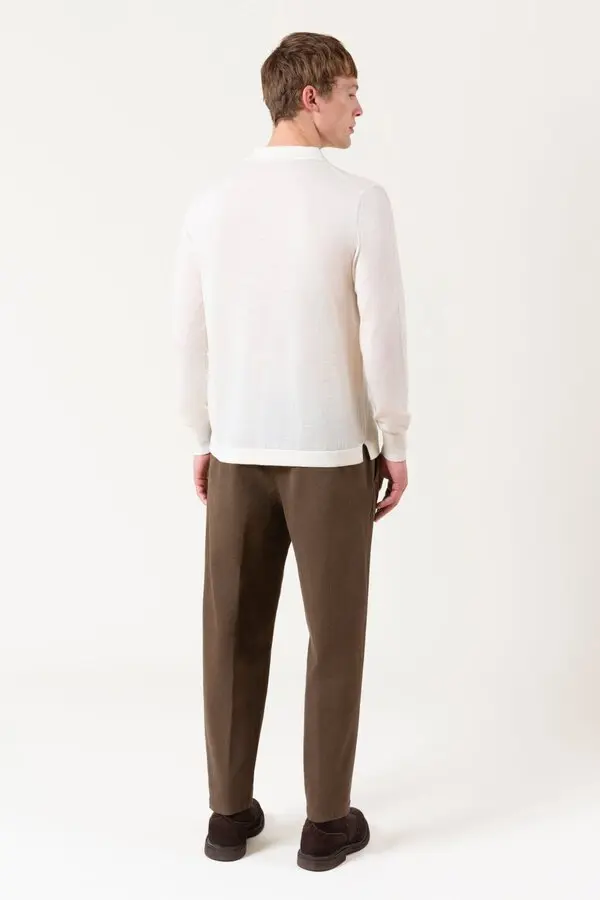 AUTORE Pantalone Brando In Cotone - Cacao