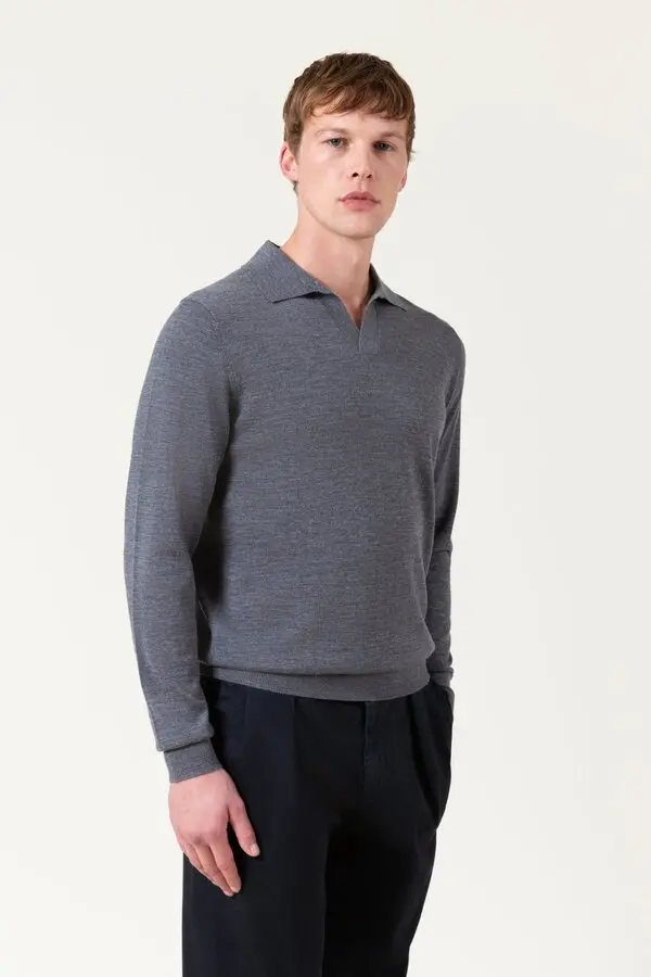 AUTORE Brando Cotton Gabardine Pants - Blu