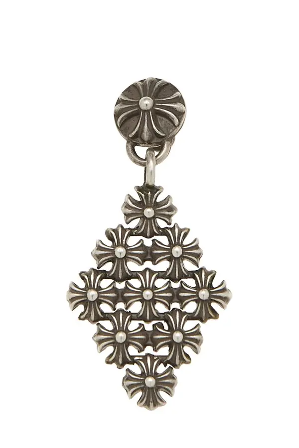 Chrome Hearts Sterling Chain Maille Earring - Silver
