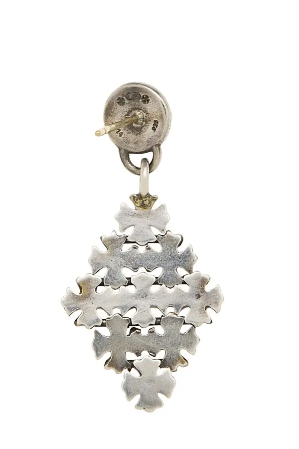 Chrome Hearts Sterling Chain Maille Earring