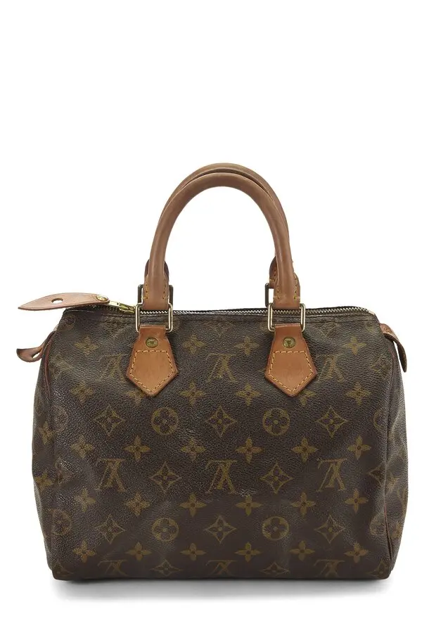 LOUIS VUITTON Speedy 25 Monogram Handheld Bag - Brown