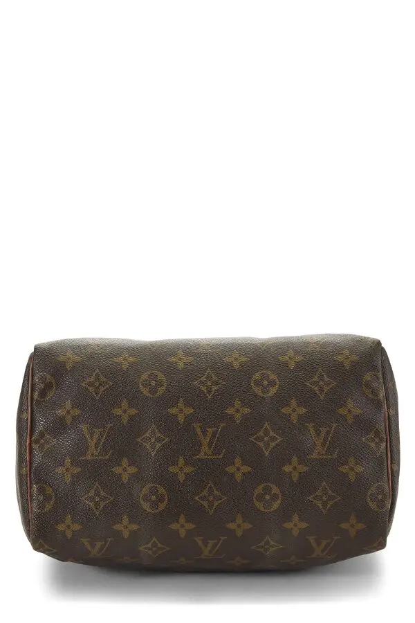 LOUIS VUITTON Speedy 25 Monogram Handheld Bag - Brown