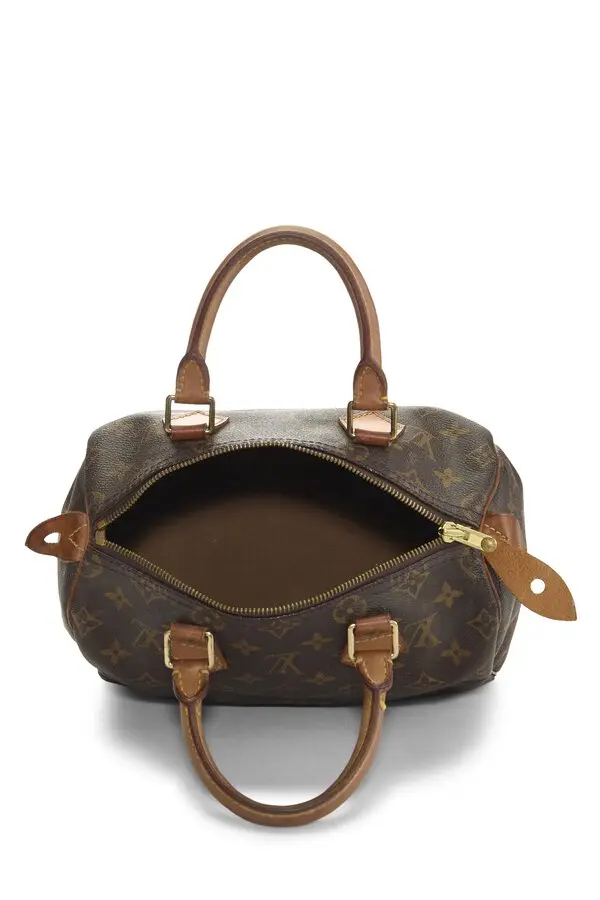LOUIS VUITTON Speedy 25 Monogram Handheld Bag - Brown