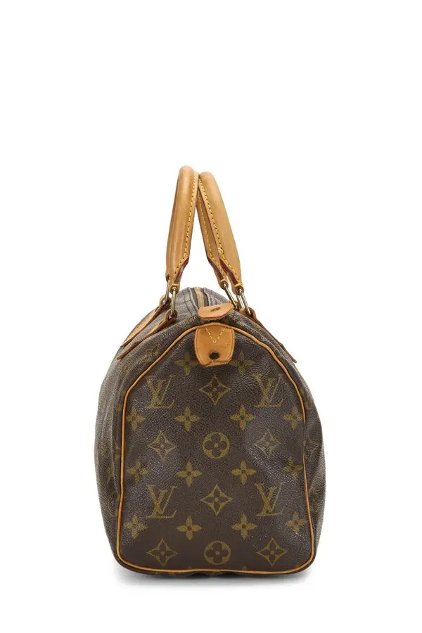 LOUIS VUITTON Speedy 25 Monogram Handheld Bag - Brown