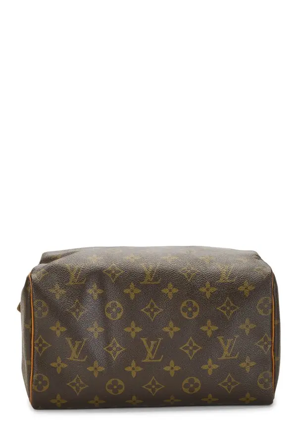 LOUIS VUITTON Speedy 25 Monogram Handheld Bag - Brown