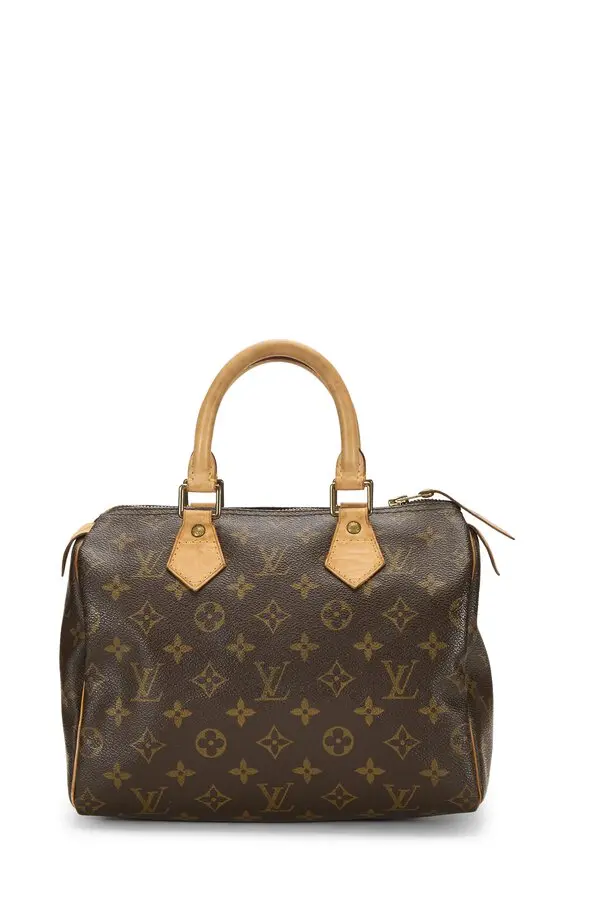LOUIS VUITTON Speedy 25 Monogram Handheld Bag - Brown