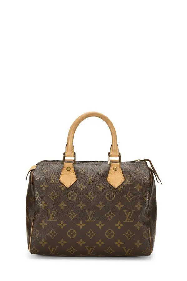 LOUIS VUITTON Speedy 25 Monogram Handheld Bag - Brown