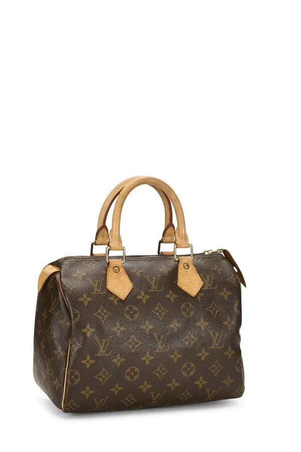 LOUIS VUITTON Speedy 25 Monogram Handheld Bag - Brown
