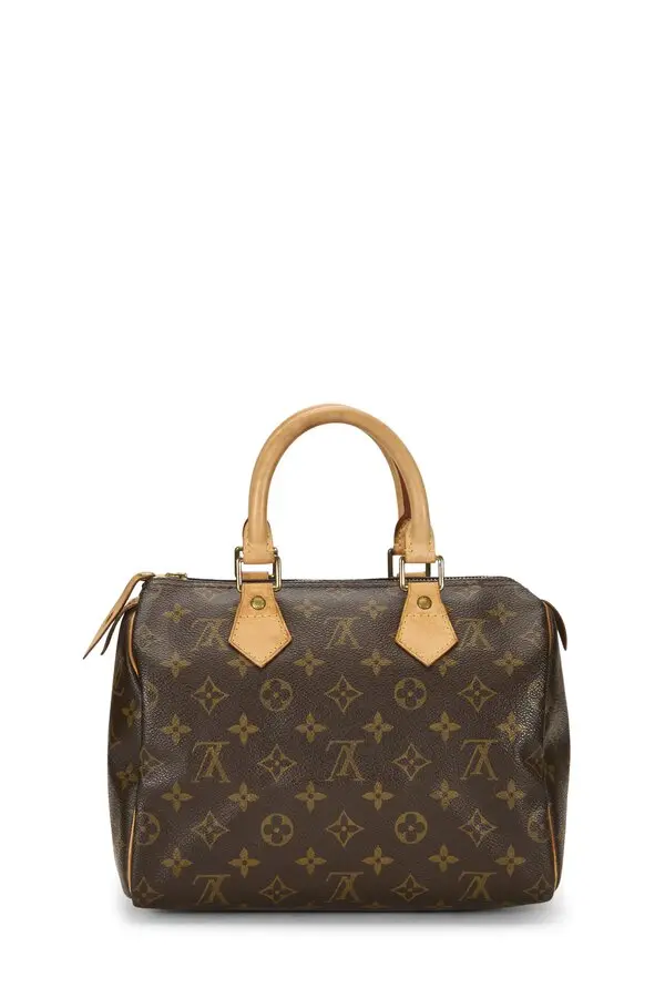 LOUIS VUITTON Speedy 25 Monogram Handheld Bag - Brown
